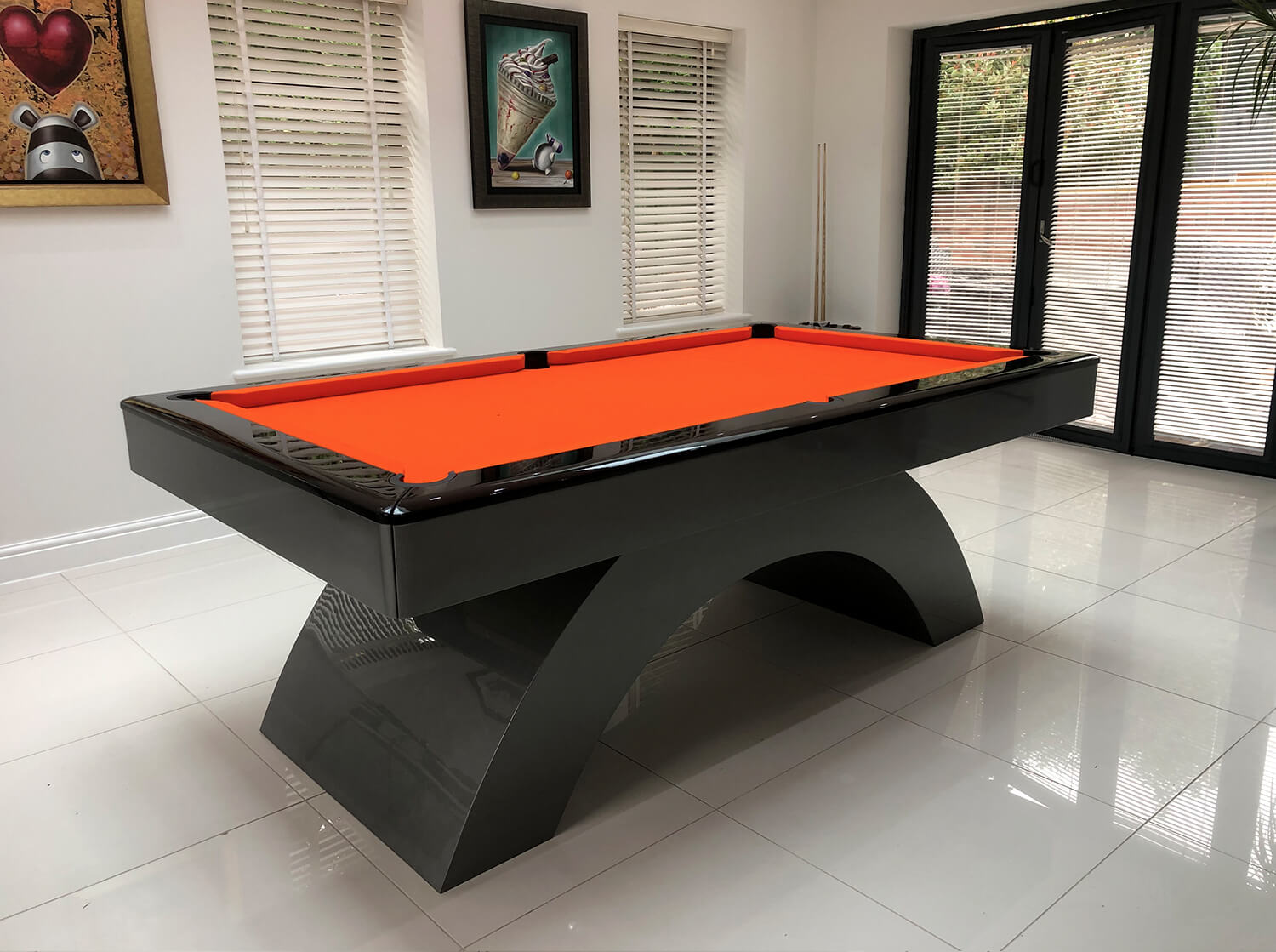 The Roma Luxury Slate Bed Pool Table | Liberty Games
